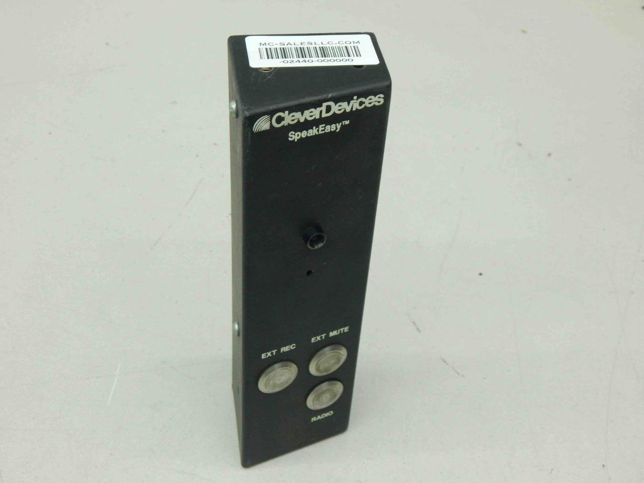 Clever Devices Speakeasy, 6980755, 360503-2, Bus PA Push Button Control ...