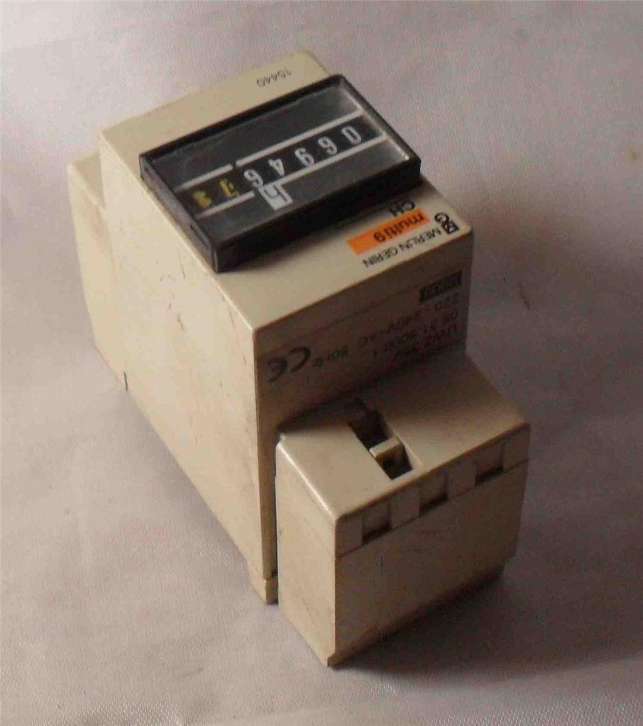 Merlin Gerin MG-15440 Timer Hour Counter 15440 220-440V Multi-9 CH – MC ...