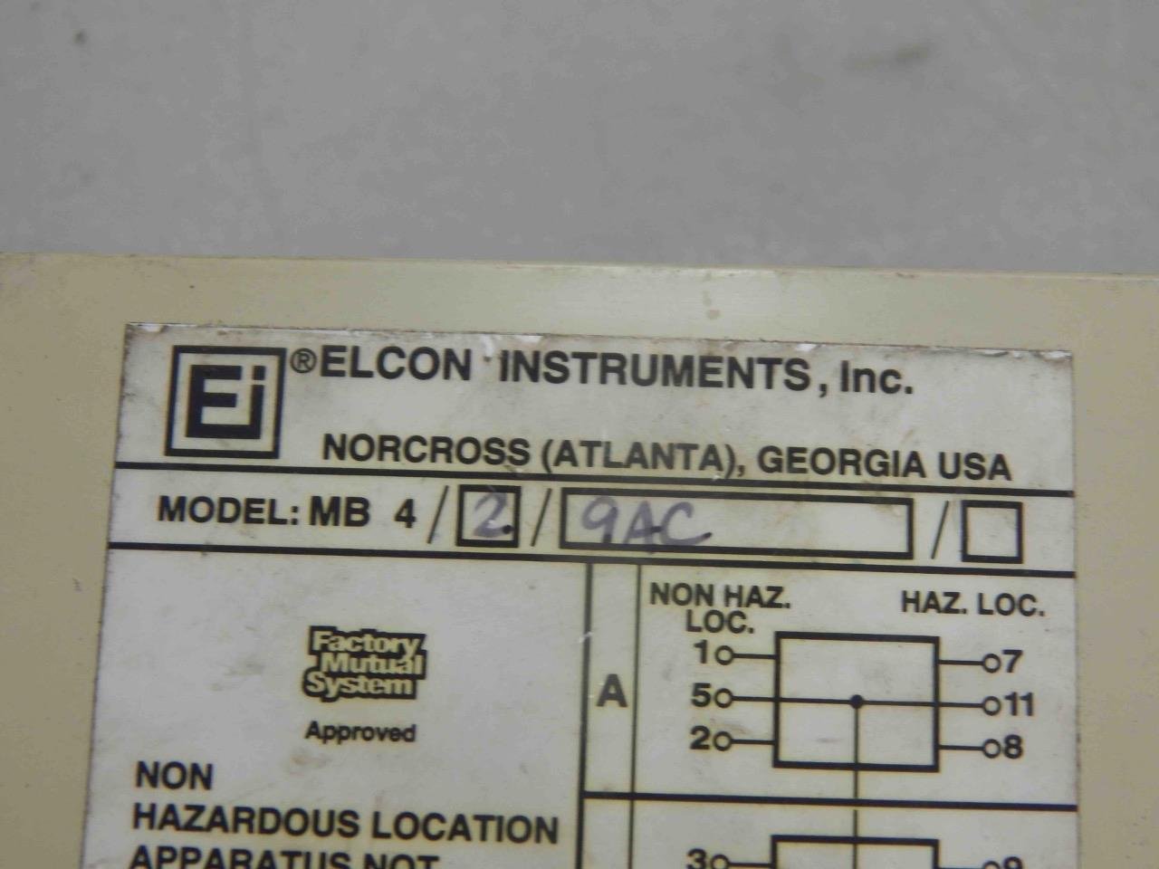 #54 Elcon Instruments MB 4/2/9AC Multi Barrier Module – MC-Sales, llc