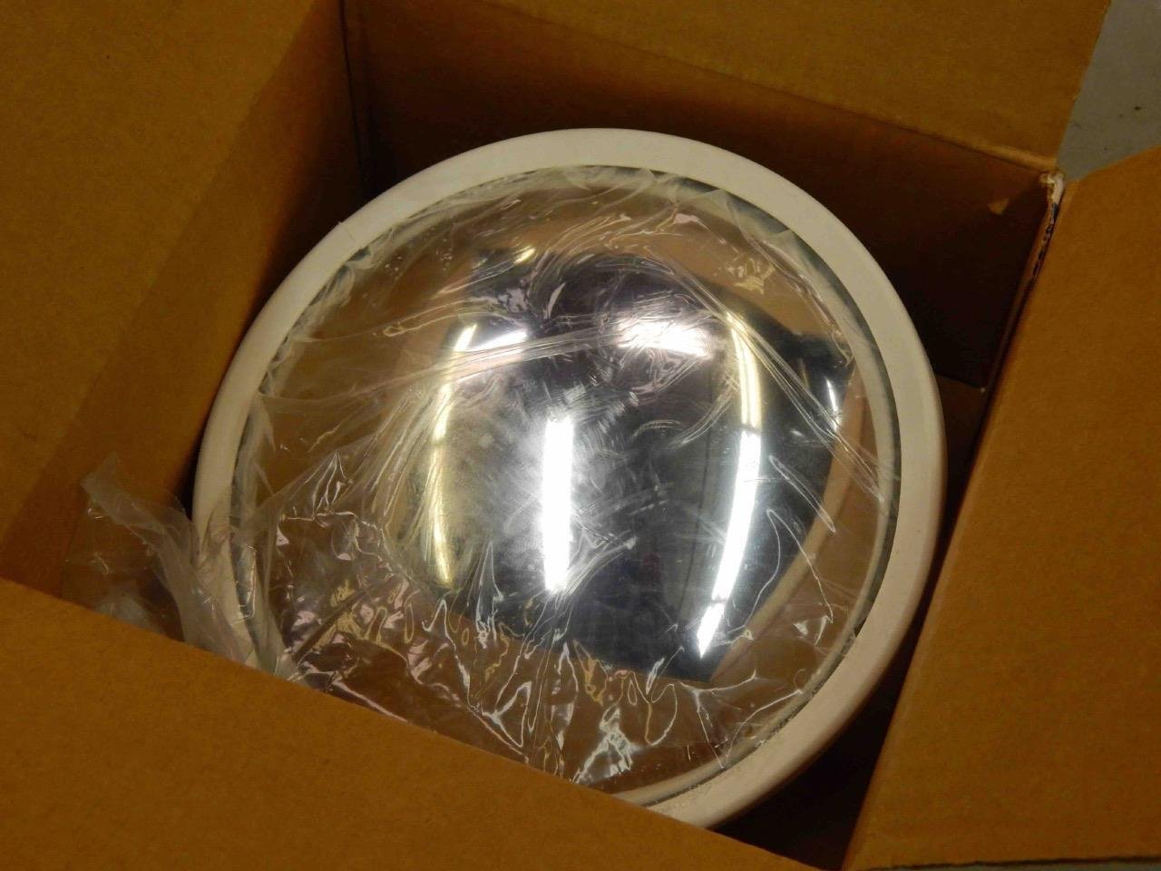 K-10 Enterprises EB40S-W White Convex Mirror Head Eyeball 8.5" Dia – MC ...