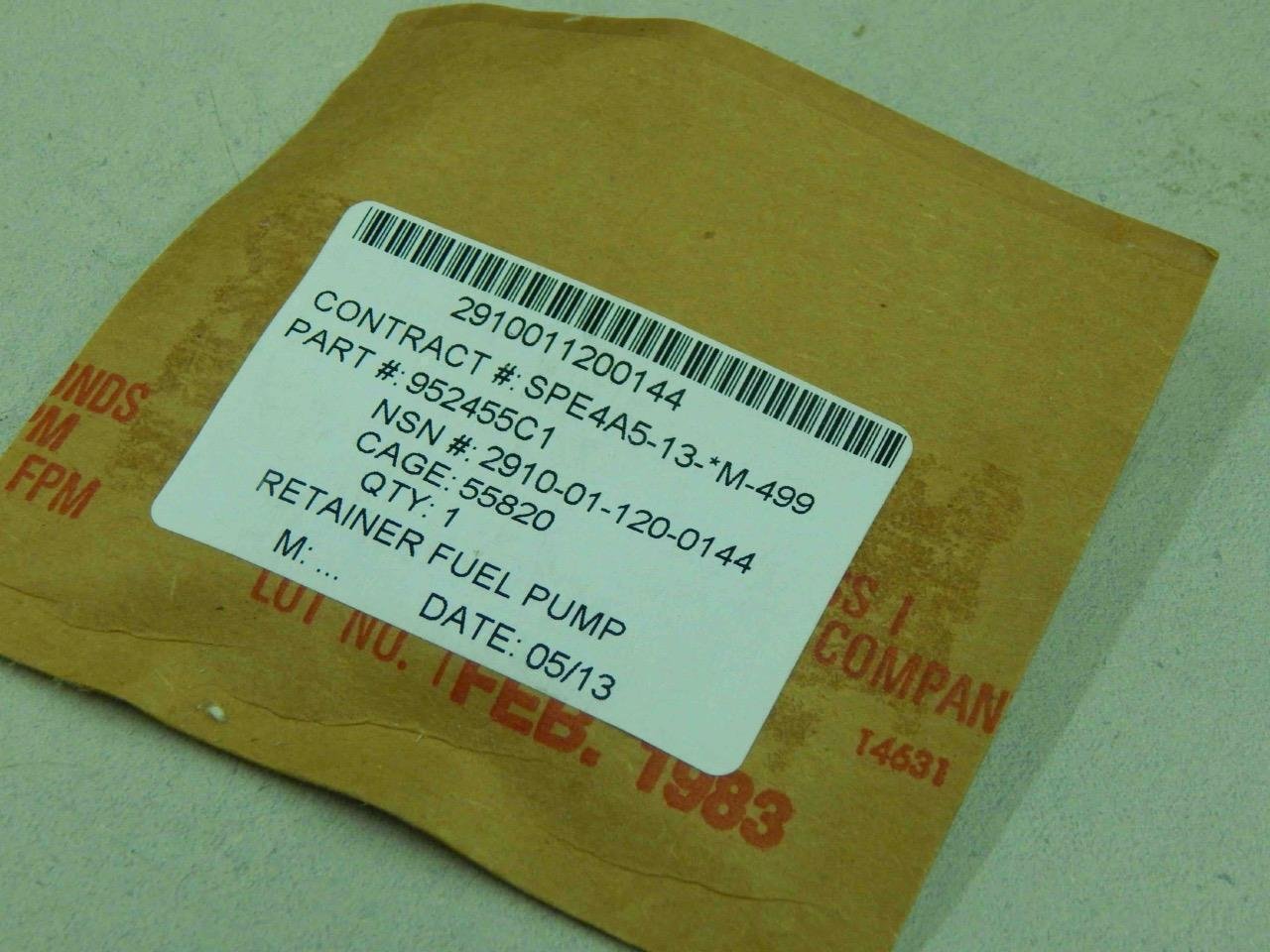 UTC 952455C1, 4212-522000, 2910011200144 Fuel Pump Retainer – MC-Sales, llc