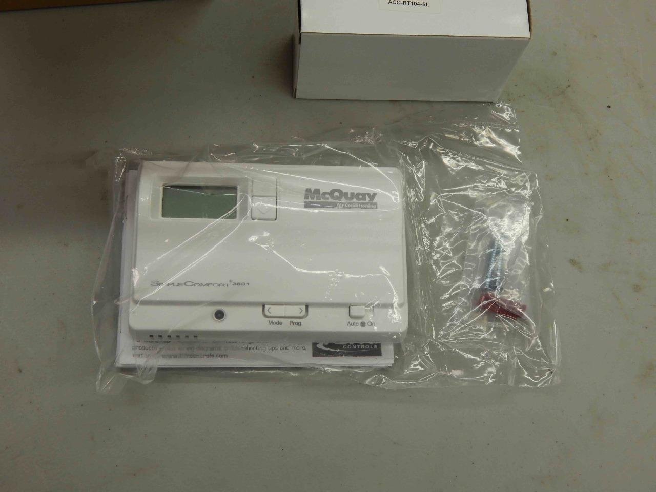 McQuay 106710801 Programmable Thermostat w/ Remote Sensor NEW – MC ...