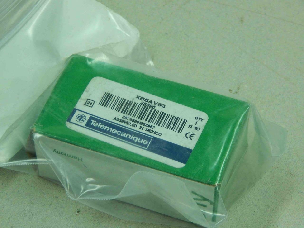 SCHNEIDER ELECTRIC, TELEMECANIQUE XB5AV63, 6220015770890 GREEN ...