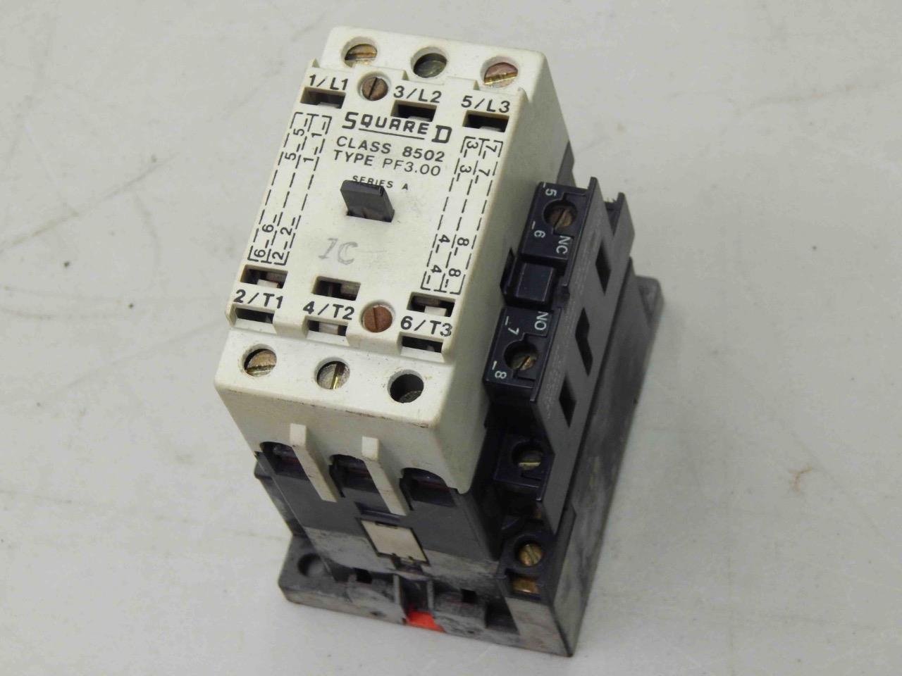 #801 Square D 8502-PF3.00 Ser A 110/120V Coil Contactor – MC-Sales, llc