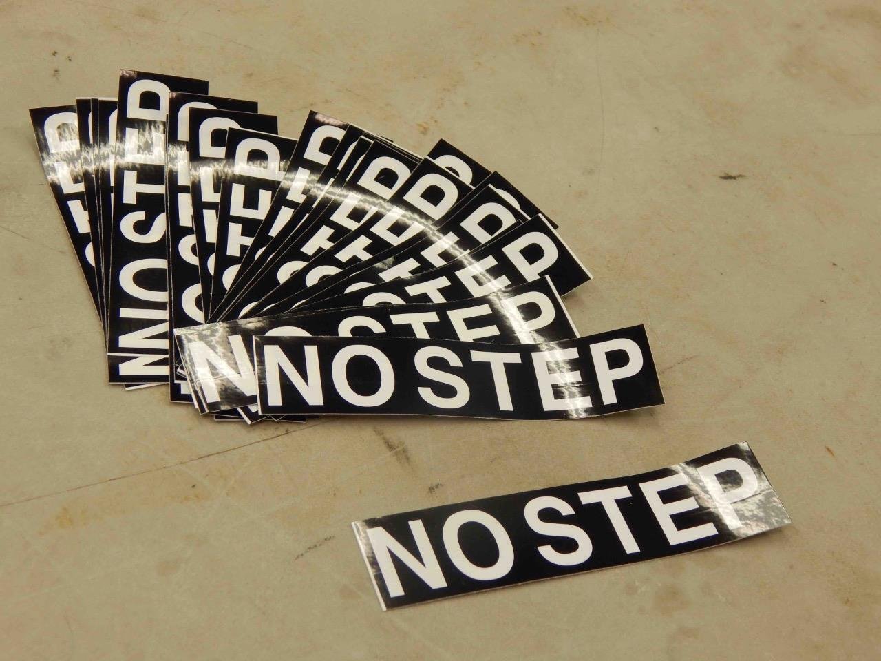 AM General 12339055 – Lot of 25 NO STEP Decal Sticker Boat Truck Jeep ...