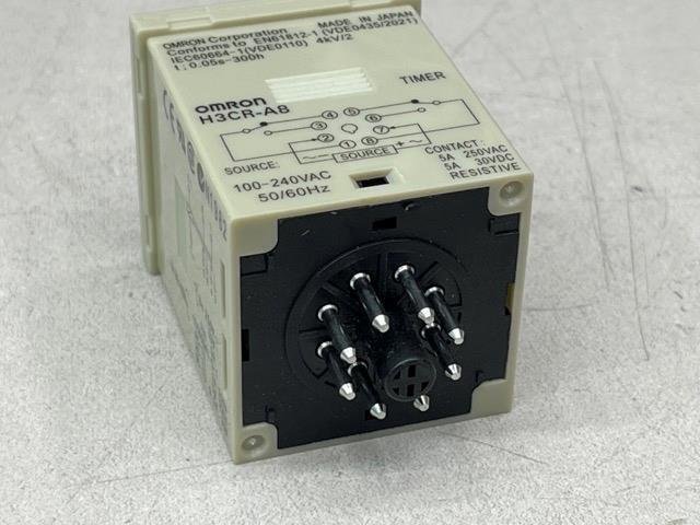 Thrustmaster Th8a H3CR-A8 Timer Relay Module – 100-240VAC, 50/60Hz, For ...