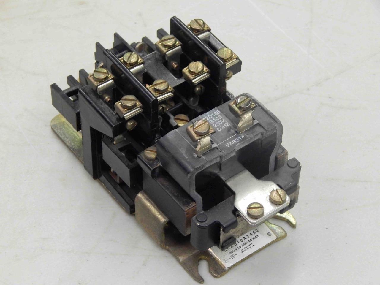 #661 General Electric GE CR2810A14AG Machine Tool Relay 230V Coil – MC ...