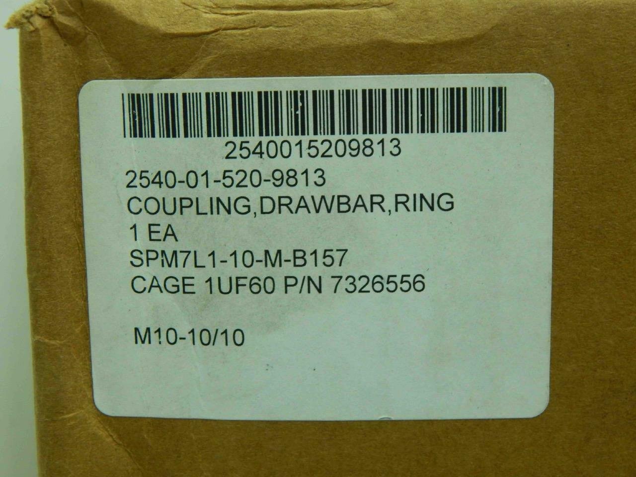 NAVAL SEA SYSTEMS COMMAND 7326556, 2540015209813 COUPLING, DRAWBAR ...
