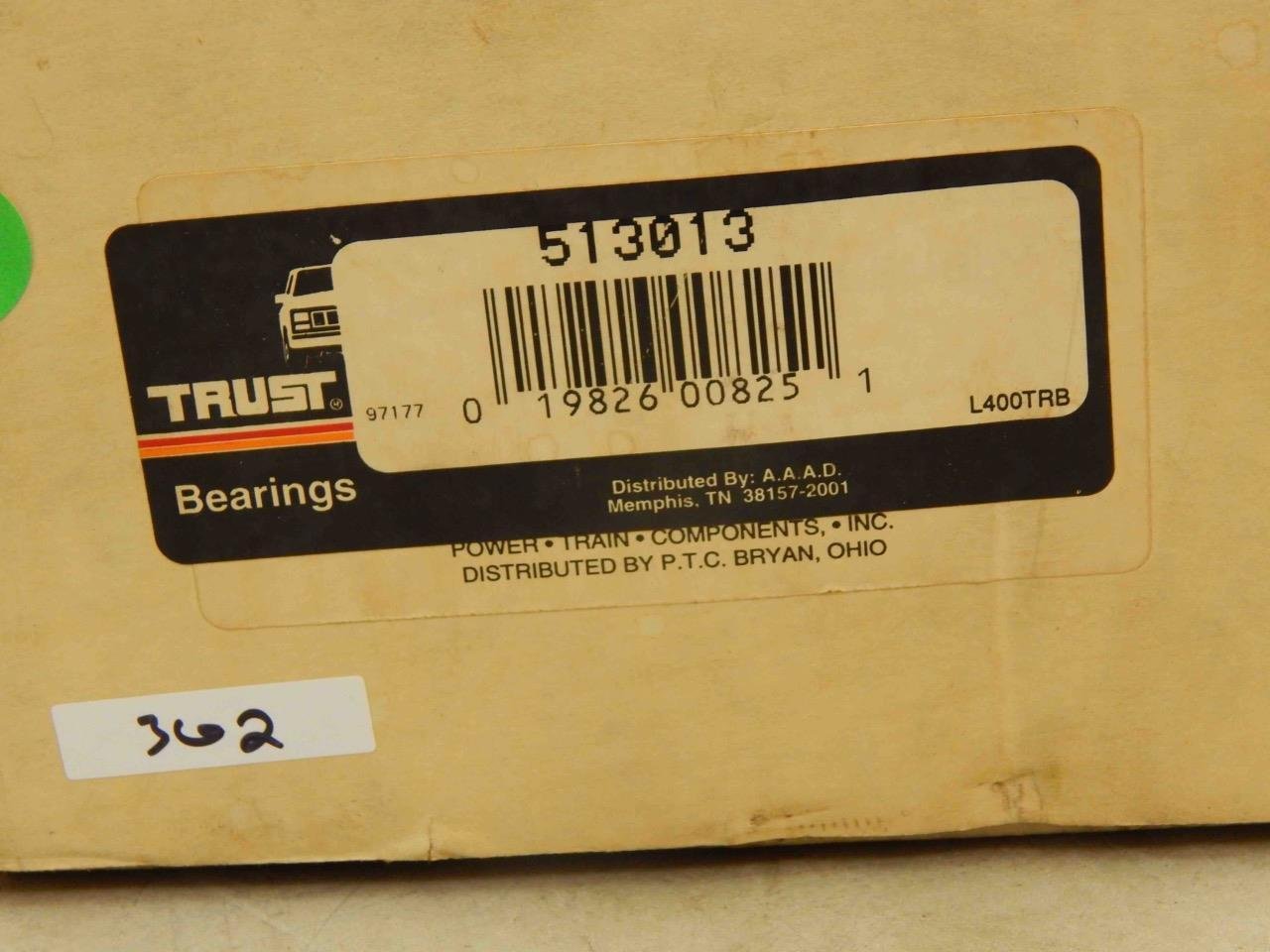 #362 Cleveland Trust 513013 Wheel Hub Bearing Assembly UPC 0 19826 ...