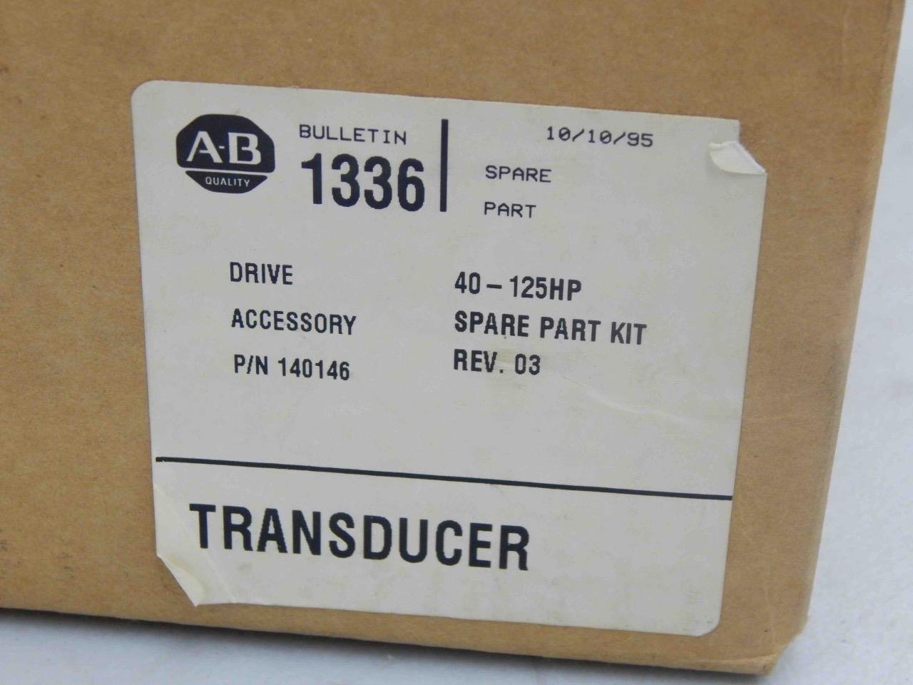 #447 Allen Bradley AB PN: 140146 Transducer Spare Parts Kit Drive 40 ...