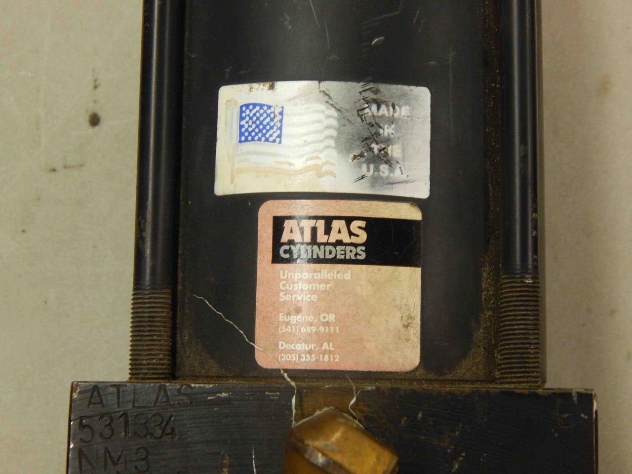 #451 Atlas Cylinder 531334 NM3 4×4.5 , 4" Bore , 4-1/2" Stroke , 1 ...
